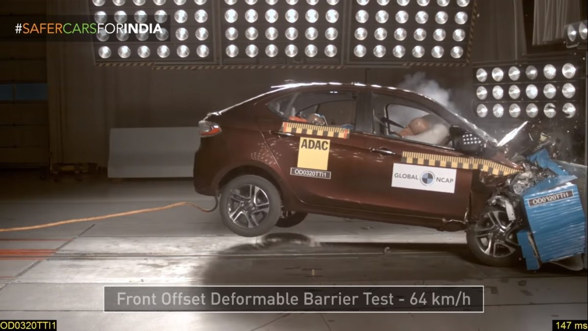 BS6 Tata Tiago/Tigor are now 4-star safety rated by Global NCAP - CarThrust