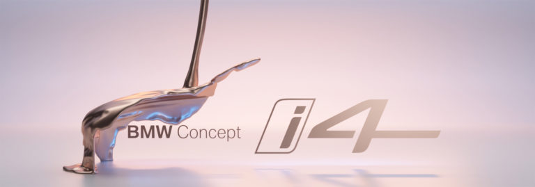 A first look at the official BMW i4 concept! Launch on 3rd March 2020 ...