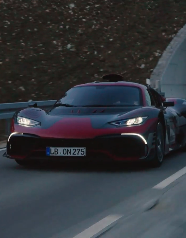 Mercedes-AMG CTO takes the AMG-One hyper car for a spin on public roads ...