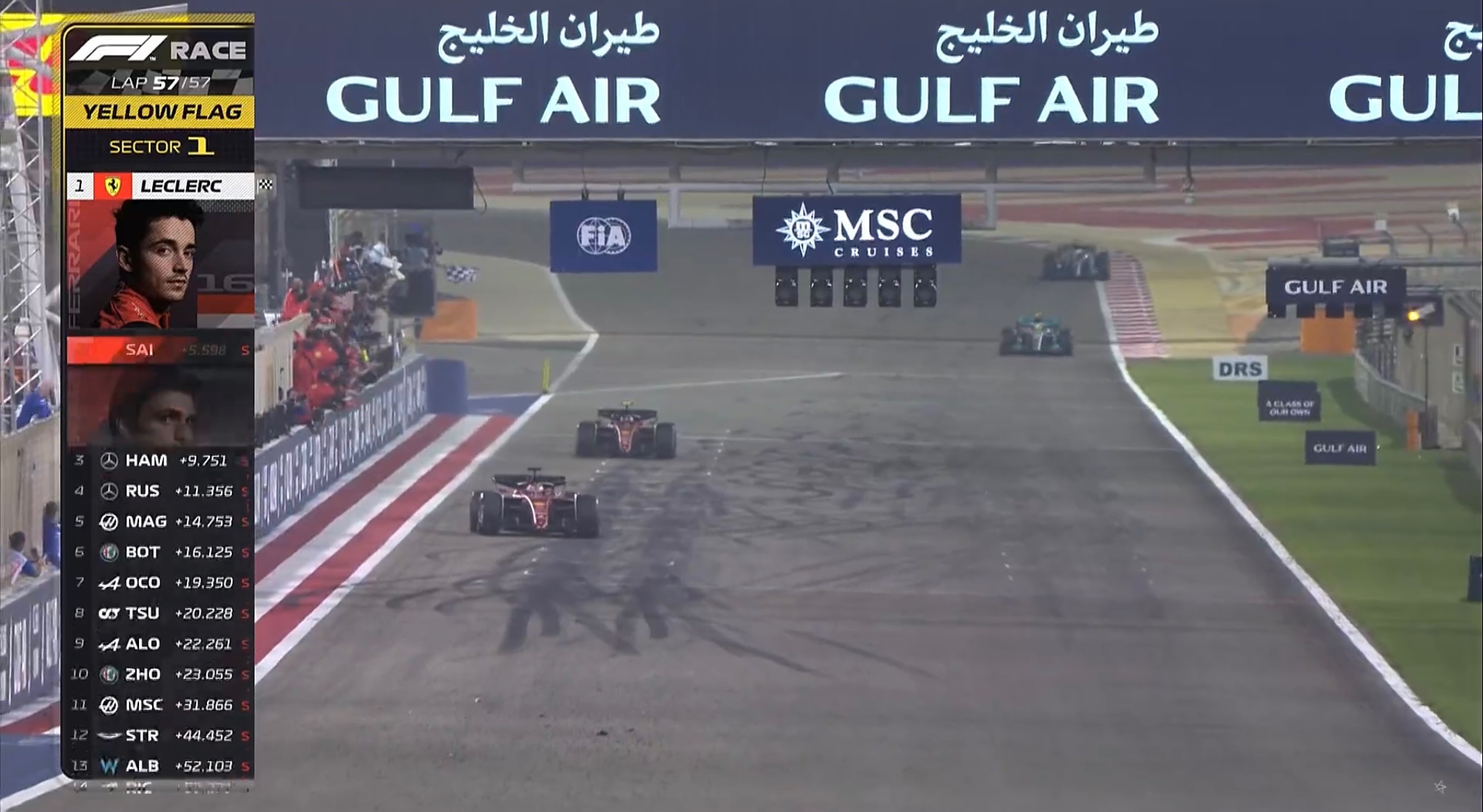 Forza Ferrari! It's a Ferrari 1-2 after 911 days at the 2022 Bahrain GP ...