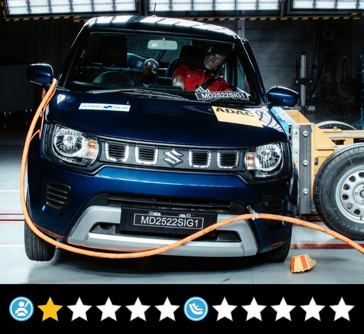 Maruti Suzuki trio Swift, Ignis and S-Presso scores 1-star in GNCAP ...